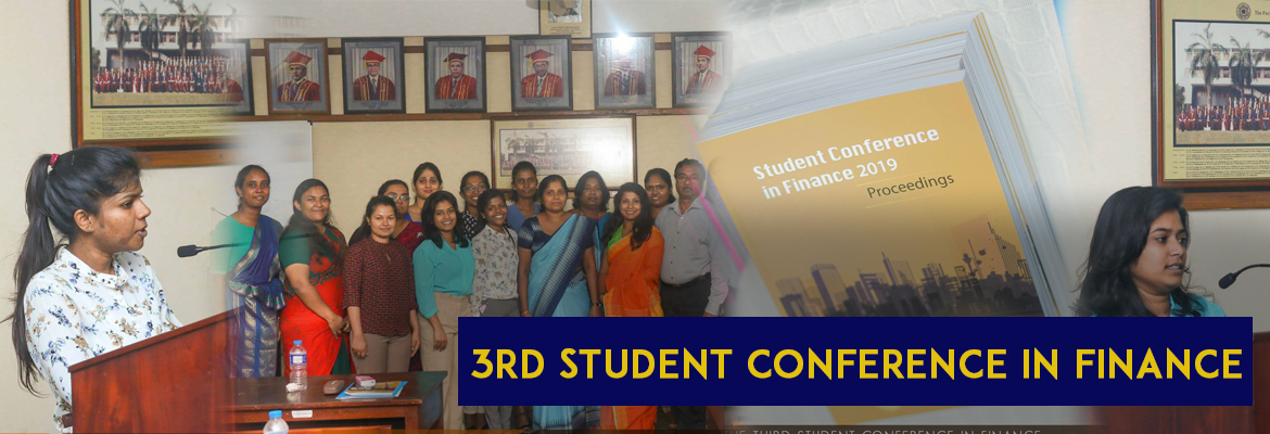 Student conference in finance - Department of Finance