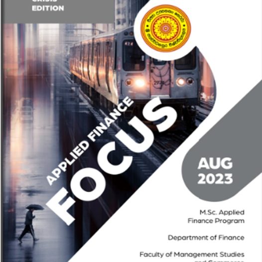 Master of Applied Finance - Department of Finance