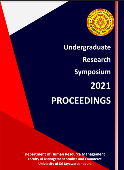 2nd Undergraduate Research Symposium 2021 - Department of Human ...
