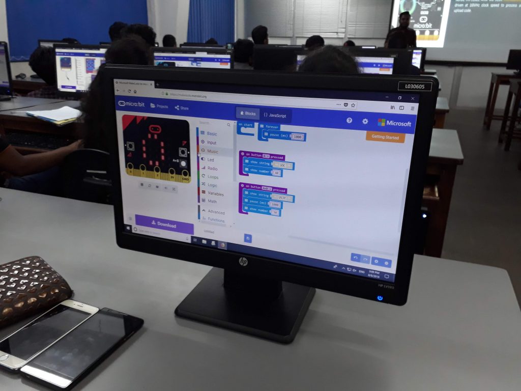 A Workshop on the IoT using Microbits Platform | Department of ...