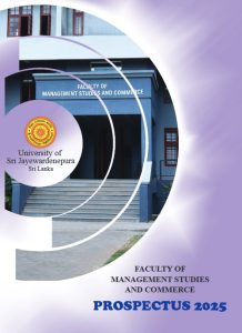 Prospectus 2025 - Faculty of Management Studies & Commerce